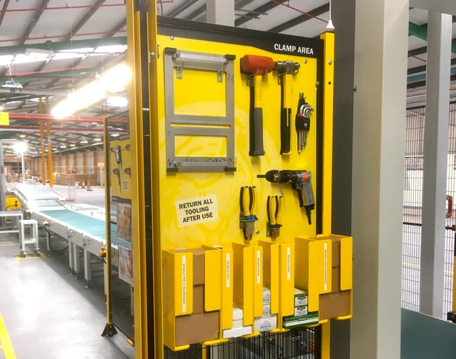 What is a shadow board and how does it work?