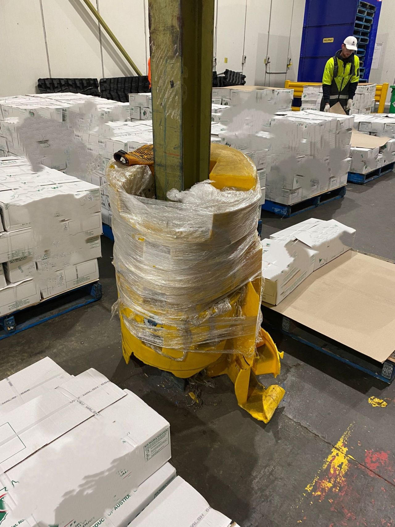 Flexible Polymer Safety Barriers for Forklift trucks